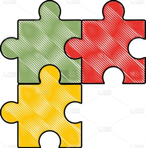 图标 七巧板 部分 计划书 团队 概念 谜题游戏 图像 联系