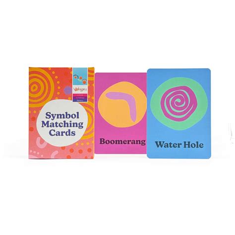 Aboriginal Symbol Matching Cards · Wingaru Store