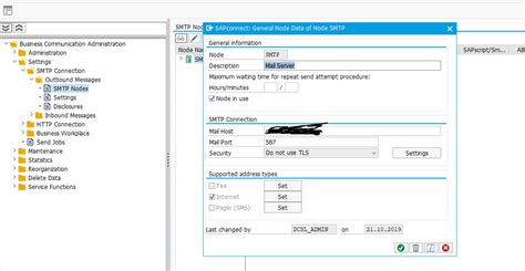 SAP BASIS MADE EASY Outbound Mail Configuration