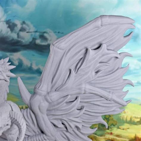Elemental Queen Dragon 3d Printing Model