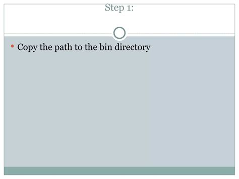 How To Set Path Permanently Ppt