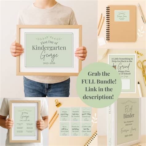 Editable Binder Cover And Spine Minimalist Neutral Printable Custom
