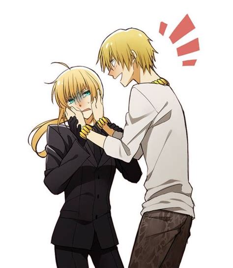 Fatezero Saber X Gilgamesh Fate Series Saber Class Pinterest