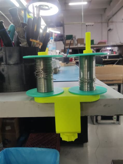 Solder Spool Holder By Montse Alonso Download Free Stl Model