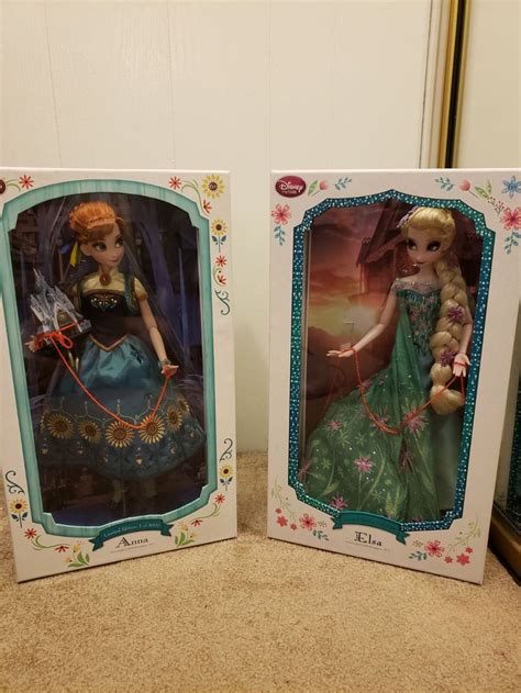 Details • Elsa And Anna Frozen Fever 17 Dolls • Elsa Collector Doll