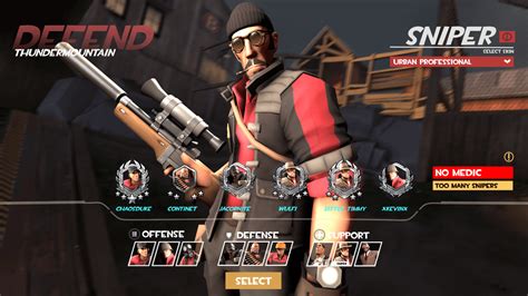 The Good Old Class Select Screen X Post From R Tf2 Makemesuffer
