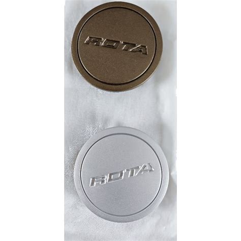 Rota Flat Center Caps 4 Pieces Shopee Philippines