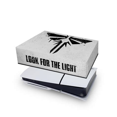 PS5 Slim Capa Anti Poeira The Last Of Us Firefly Pop Arte Skins
