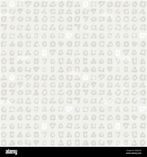 Abstract Seamless Grey Pattern With Hand Drawn Triangles Circles And