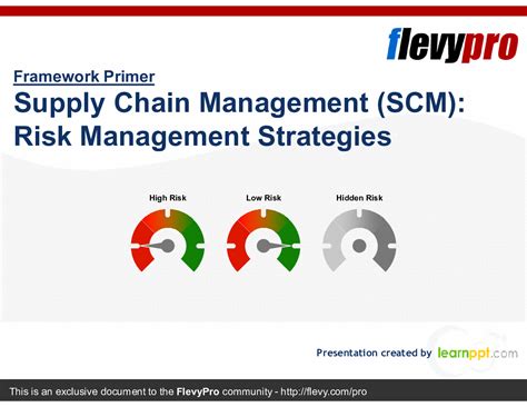 Supply Chain Management Scm Risk Management Strategies Ppt Slide Deck