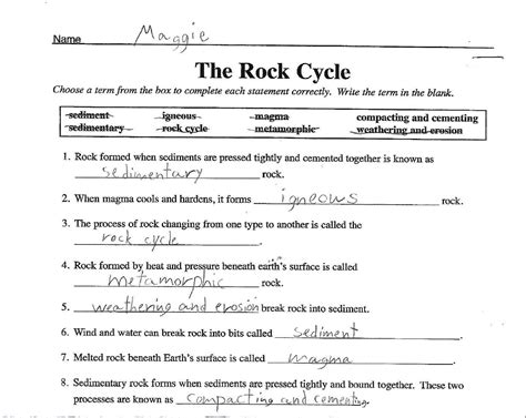 Worksheet Sedimentary Rocks Worksheet Grass Fedjp Worksheet Study Site