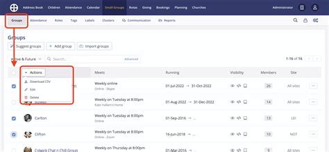 Categorising Small Groups Using Labels Churchsuite Support Articles