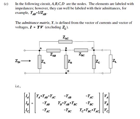 In The Following Circuit A B C D Are The Nodes The Chegg