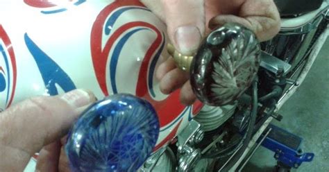 Gangster Choppers Cut Glass Shift Knobs For Sale