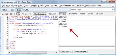 Developer Tip Of The Day Log To The Built In Ie Developer Console