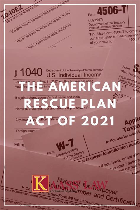 The American Rescue Plan Act Of 2021 Kaass Law
