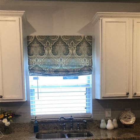 Classic Flat Roman Shade Custom Roman Shade Cordless Roman Etsy