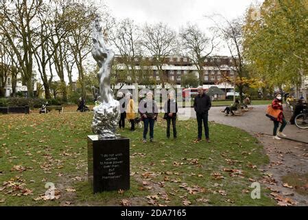 Newington Green London UK 10th Nov 2020 Sculpture Of Mary