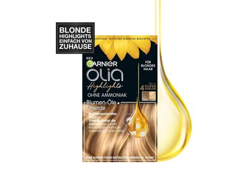 Garnier Haarfarbe Set Für Strähnchen Und Highlights In Blondem Haar