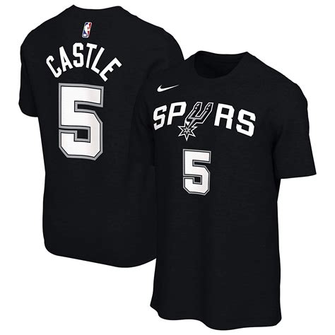 Unisex Nike Stephon Castle San Antonio Spurs Name Number T Shirt Academy