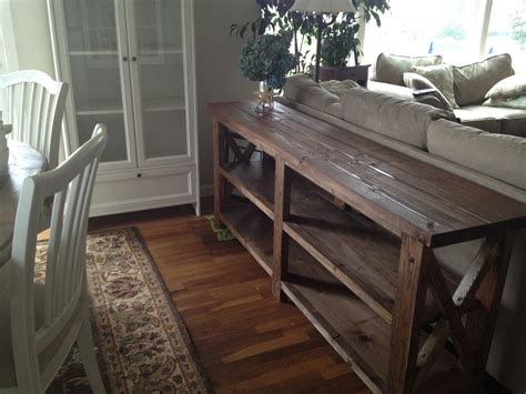 Rustic X Console Ana White