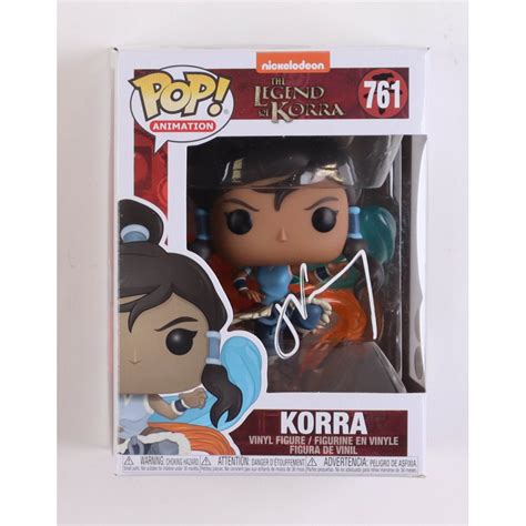 Janet Varney Signed The Legend Of Korra 761 Korra Funko Pop Vinyl