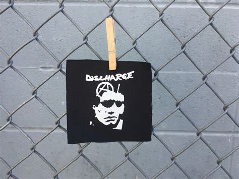Discharge Face Logo Canvas Patch Etsy Uk