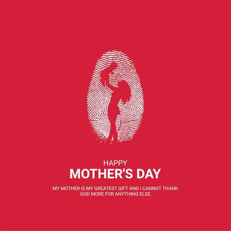 Premium Vector Happy Mothers Day Greeting Card Design Free Vector
