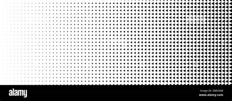 Fading Triangle Halftone Gradient Texture Black And White Abstract