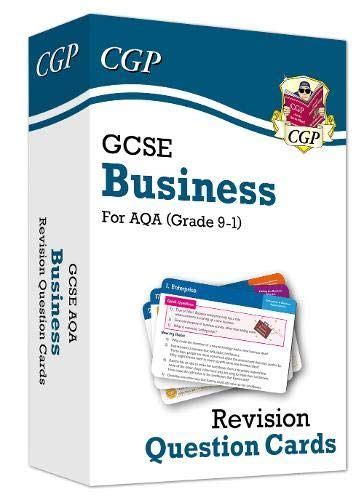 New Grade 9 1 Gcse Business Aqa Revision Question Cards Cgp Gcse