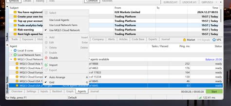 Cannot Select Cloud Network Margin Calculate Expert Advisors And