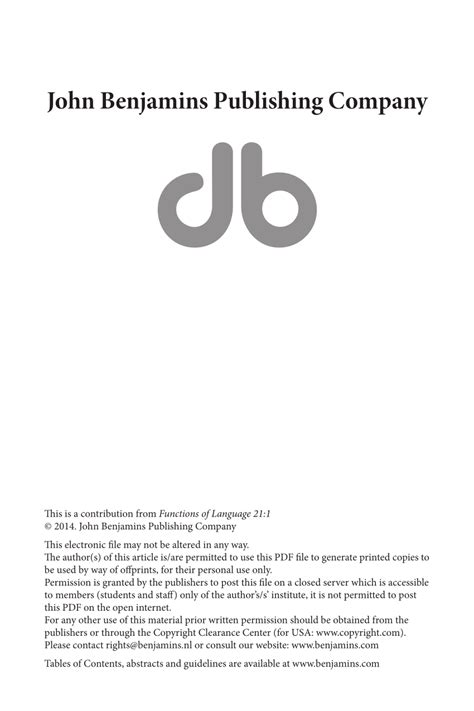 Pdf Discourse Linguistics Theory And Practice