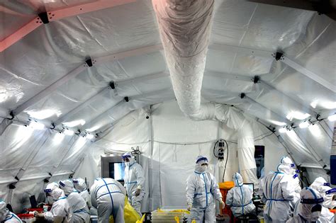 西安启用气膜实验室 每日最高检测产能可达25万管 图片频道 人民网