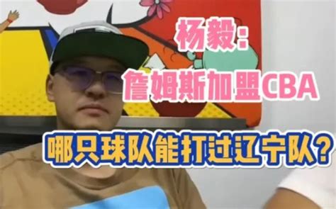 杨毅：今年詹姆斯加盟cba哪支球队？能打的过辽宁队！哔哩哔哩bilibili