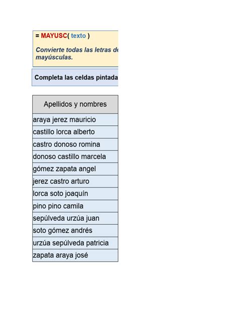 Ig Funciones De Excel 4 Pdf Colación Lingüística