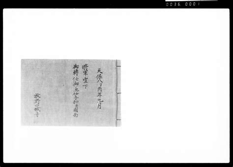 将軍宣下御転任御兼任手控並図面 Tomuco Tokyo Museum Collection
