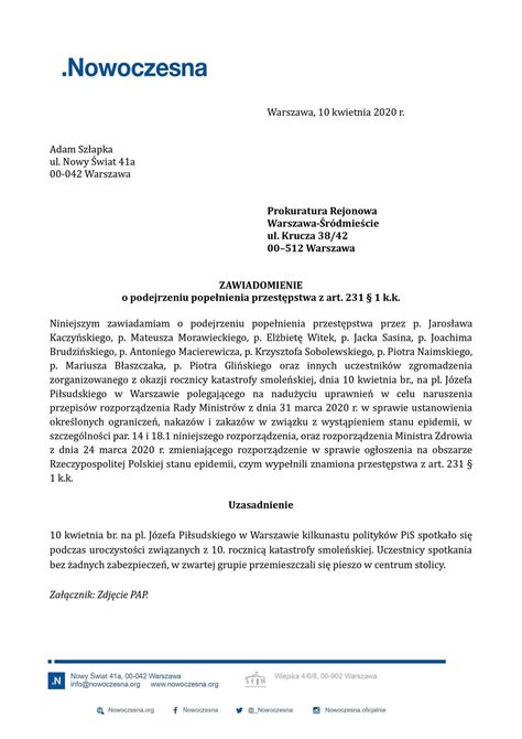 Adam Szłapka On Twitter Nie Może Być Równych I Równiejszych Złożyłem