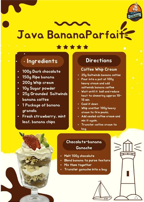 java banana parfait a tropical treat saltwinds coffee