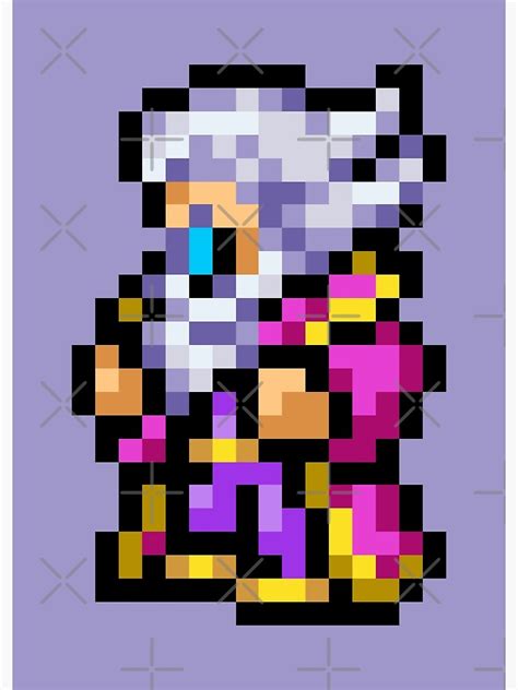 Final Fantasy Iv Tellah Sprite Poster For Sale By Spritezone