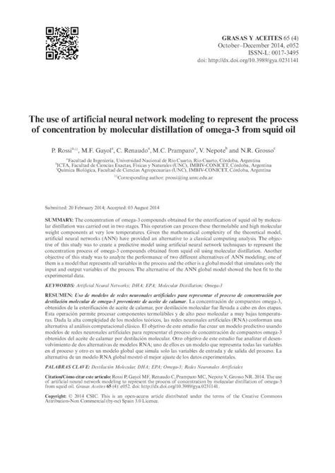 Pdf The Use Of Artificial Neural Network Modeling To Represent