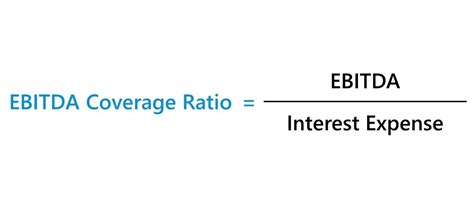 Ebitda Coverage Ratio Formula Calculator