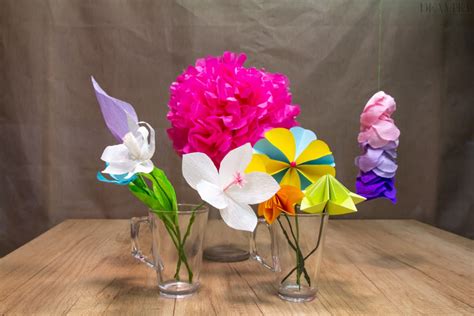 10 DIY Simples Pour Fabriquer Des Fleurs En Papier Magnifiques