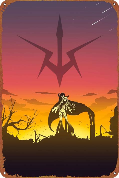 Code Geass Poster Vintage Tin Sign For Bar Office Home