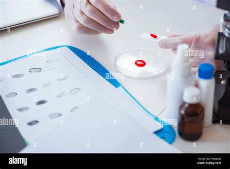 Drug Synthesis Lab Experimentnig With Pills Stock Photo Alamy