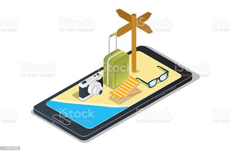 그래픽의 여행 아이소메트릭 크리에이티브 일러스트 벡터 여행 아이소메트릭 일러스트 벡터 웹 사이트 방문 페이지용 벡터 여행 아이소메트릭 3차원 형태에 대한 스톡 벡터 아트 및