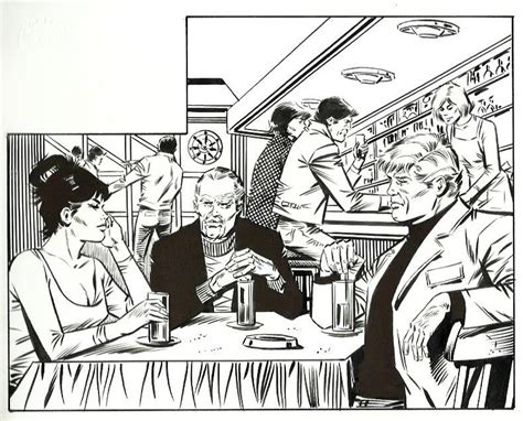Romero Enric Badia 1 Original Page Modesty Blaise Strip 10177