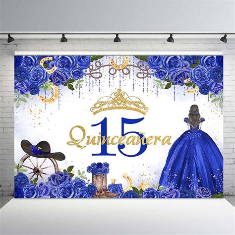 Mehofond 7x5ft Quinceañera 15th Birthday Backdrop For Girl