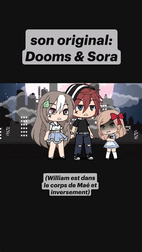 son original Dooms Sora William est dans le corps de Maé et inversement Sketch drole