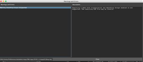 Maya 2018 Fbx Export Does Not Support Smoothing Groups If Triangulate