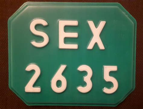 Stara Motorowerowa Tablica Rejestracyjna Sex 7559211116 Oficjalne